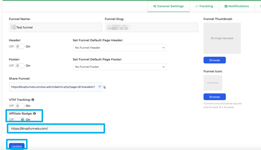 How To Enable Affiliate Badge On Funnel Pages – DropFunnels Support – Home