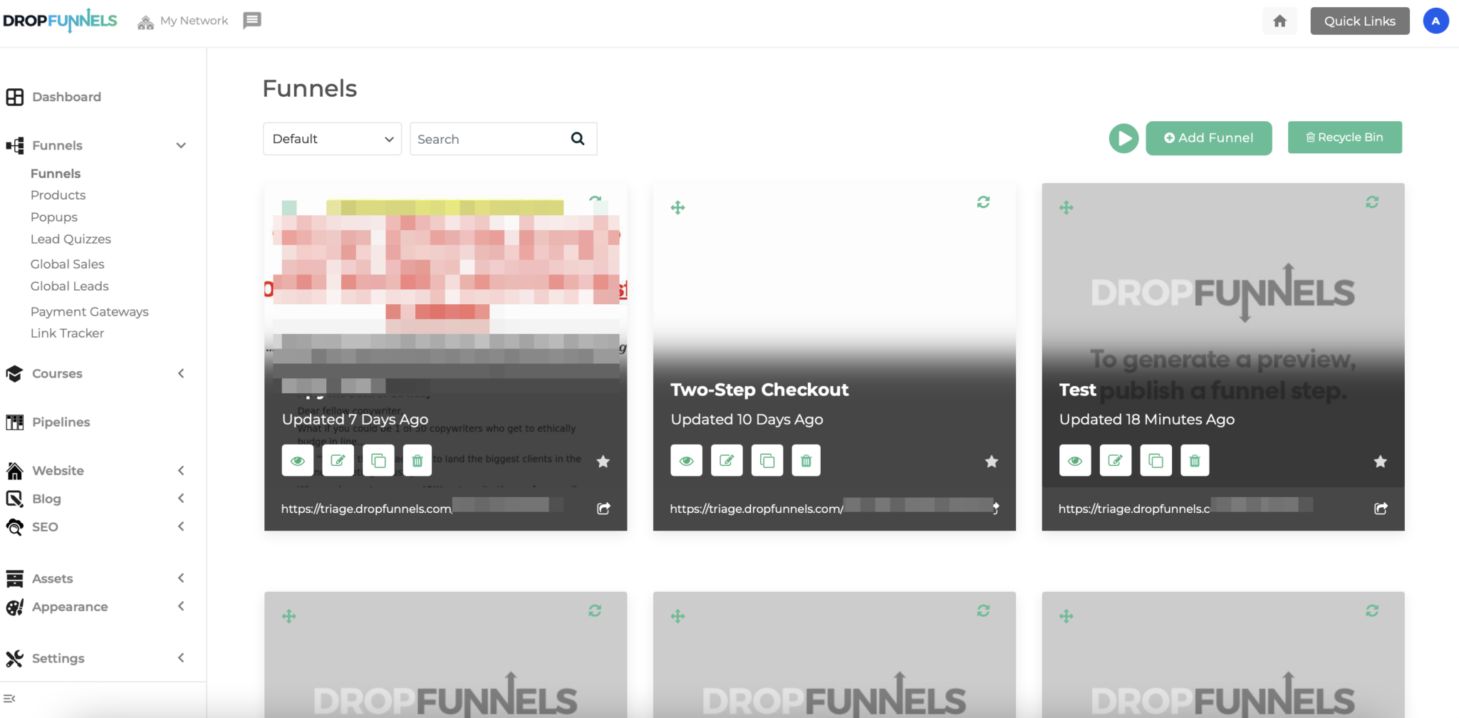 Overview Of Your Funnel Dashboard – DropFunnels Support – Home