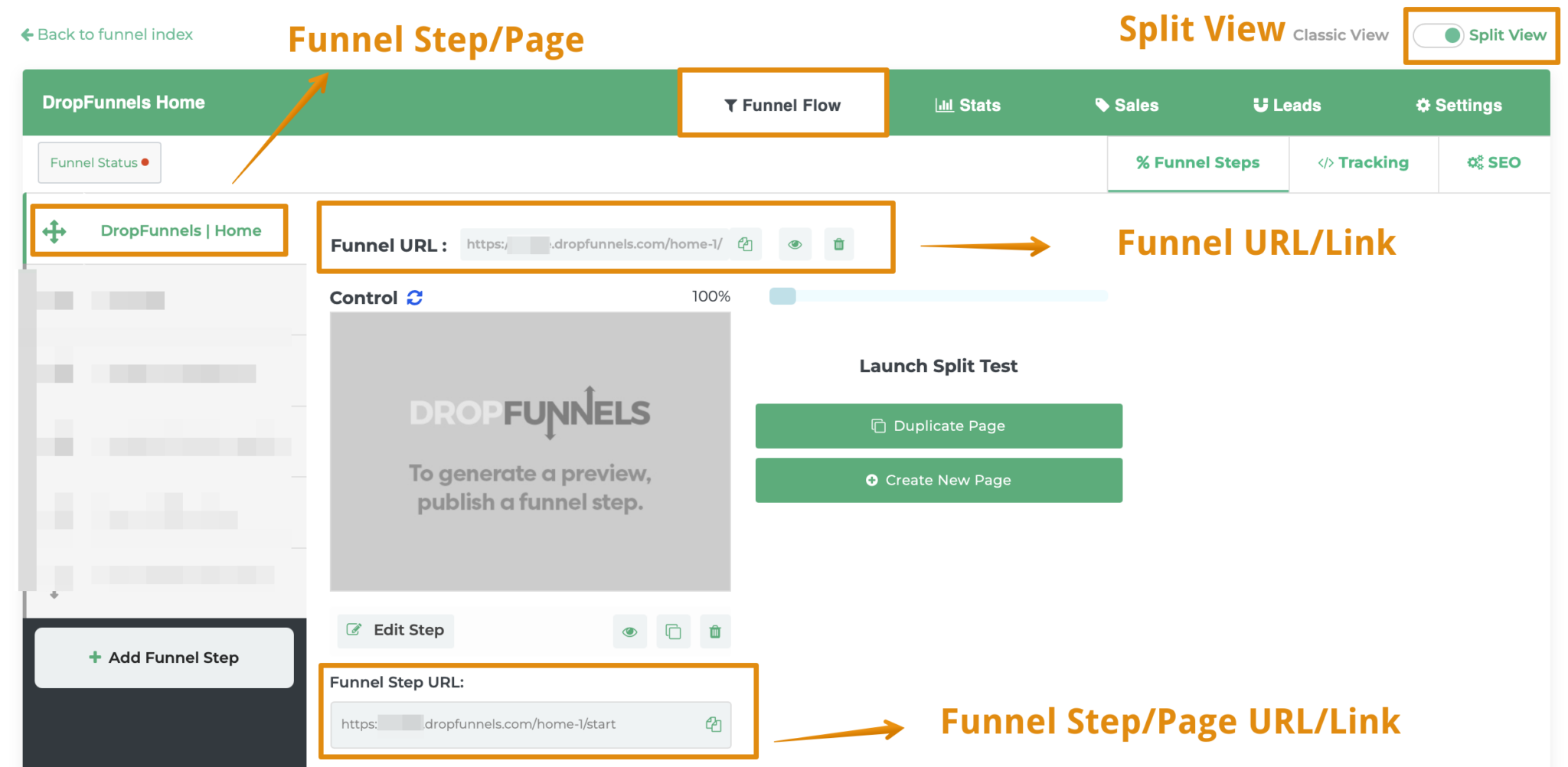 Difference Between Funnel URL and Funnel Step URL – DropFunnels Support – Home