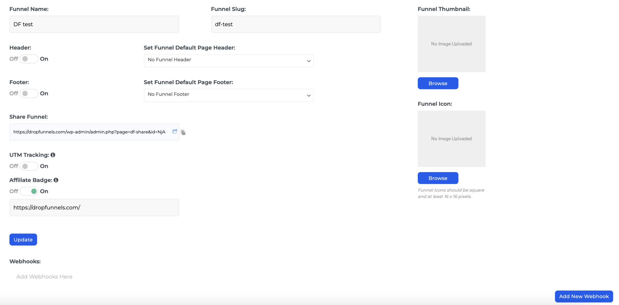 Funnel Settings Overview – DropFunnels Support – Home