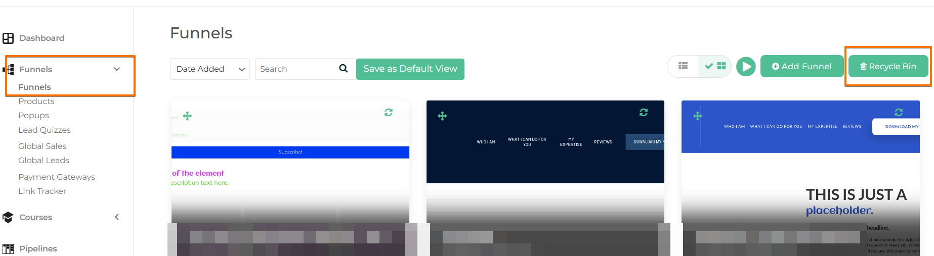 How To Recover Funnel And Steps/Pages – DropFunnels Support – Home